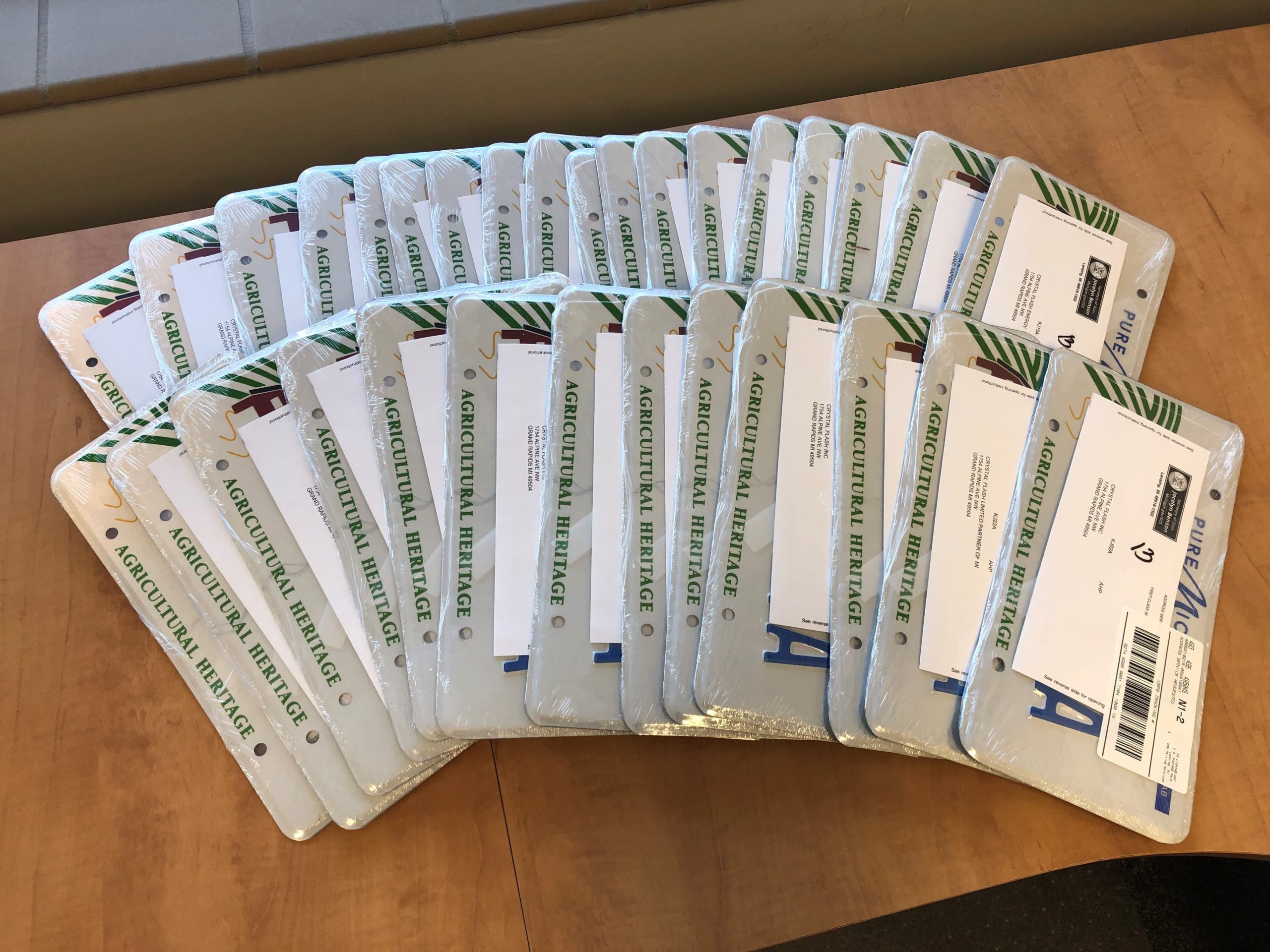 Crystal Flash supports Michigan FFA with Ag Heritage license plates